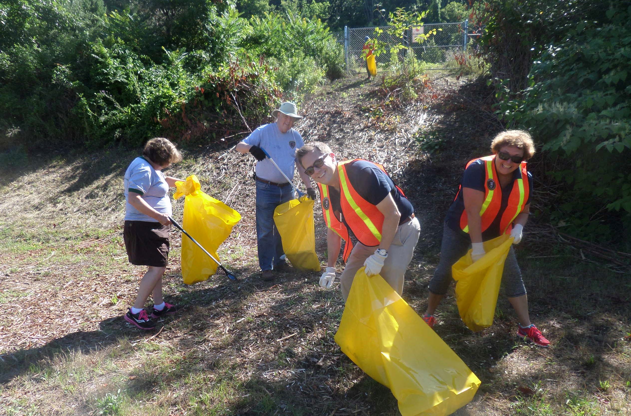 Cleanup on the Blackstone River Bikeway, Millbury-Worcester | Marjorie ...