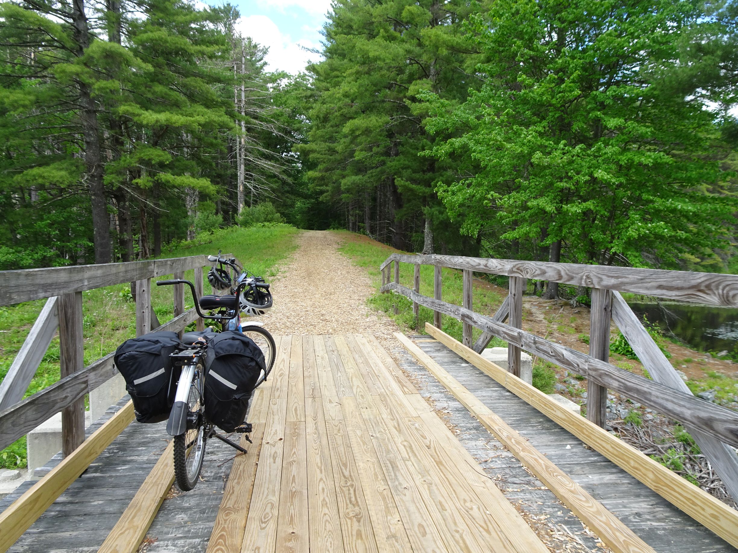 Just over the line-Railtrail in Mason, NH | Marjorie Turner Hollman