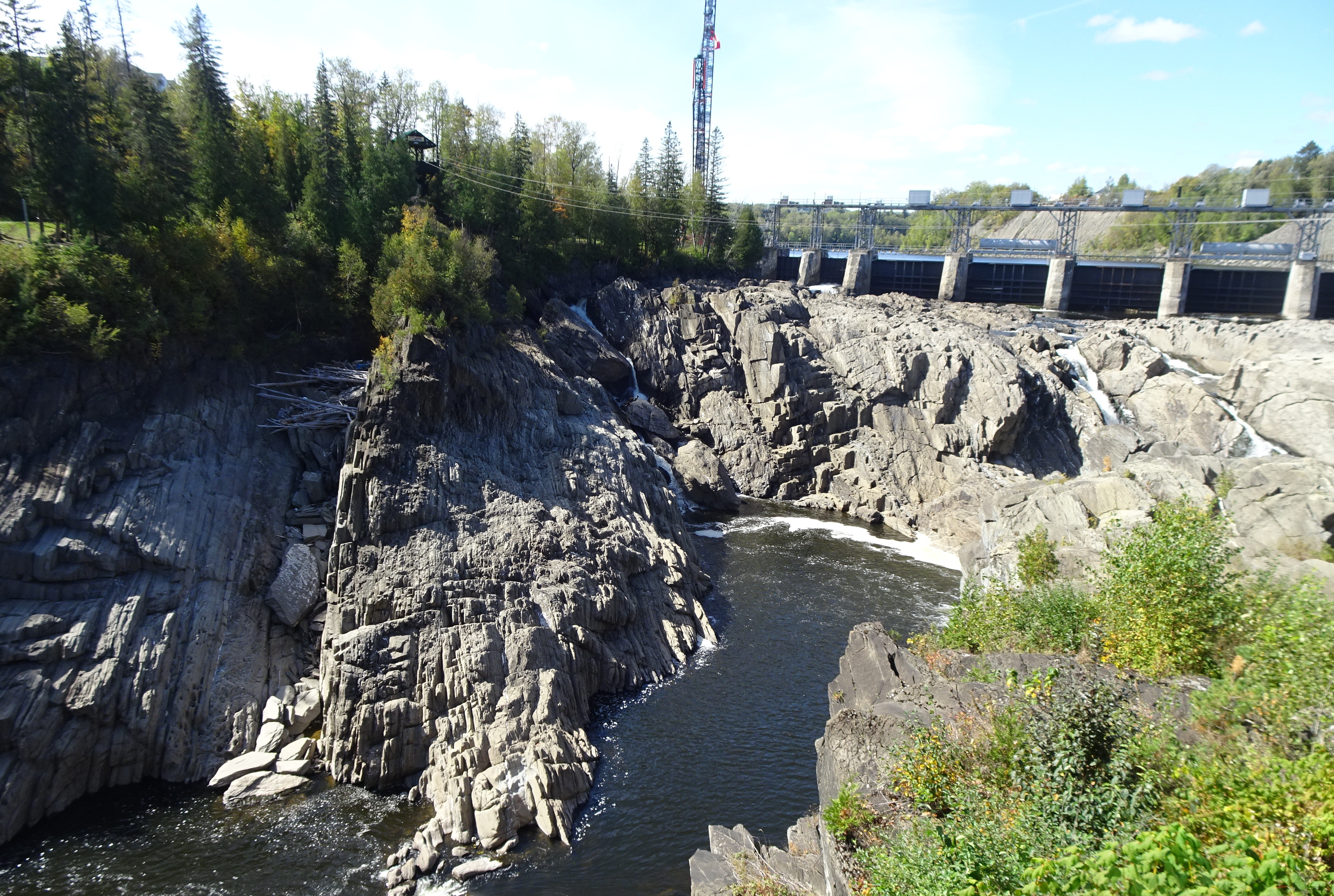 Grand Falls, New Brunswick in Autumn | Marjorie Turner Hollman